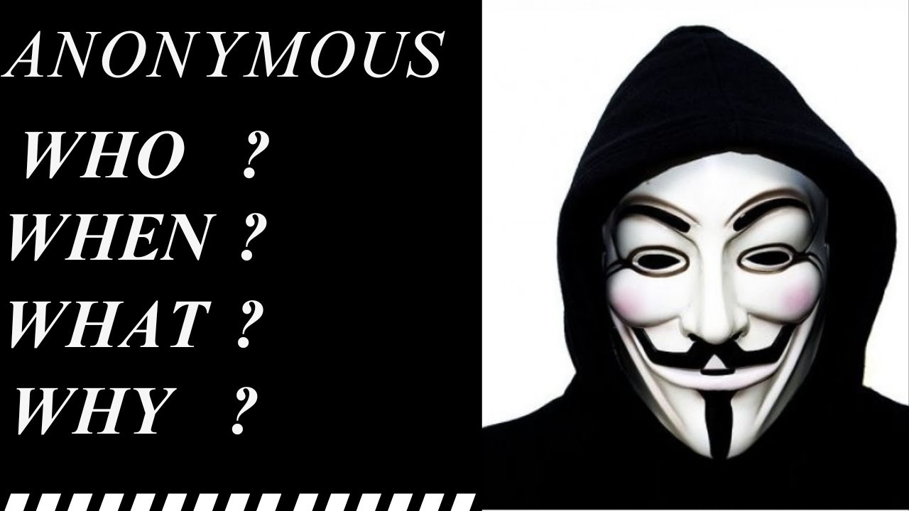 Who are Anonymous? - YouTube