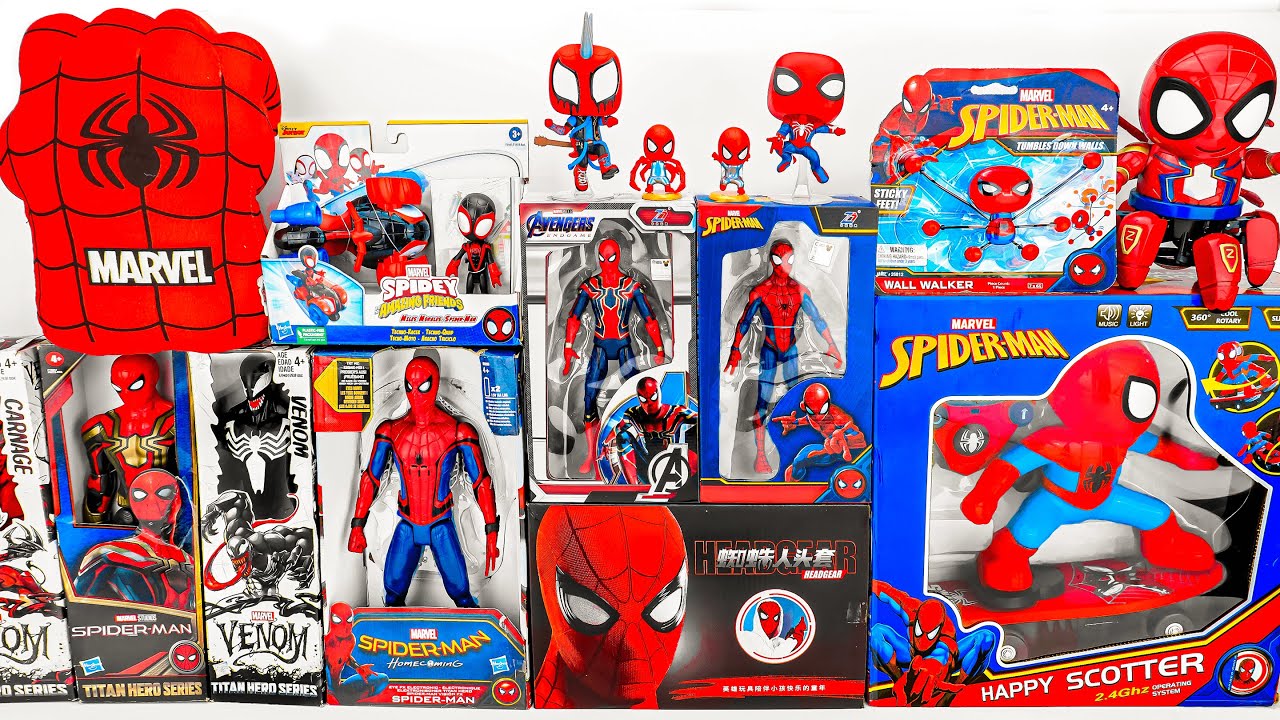 Spider-Man Toy Collection Unboxing Review| Spidey and His Amazing ...