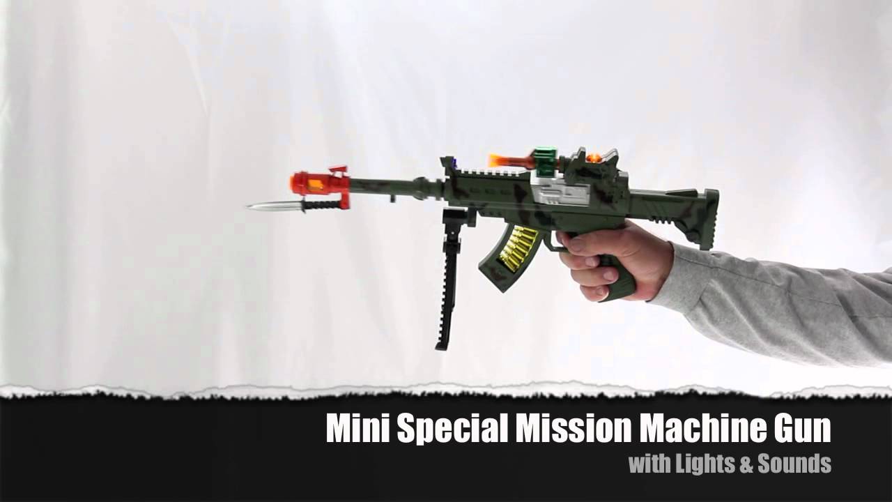 Mini Special Mission Machine Gun - YouTube