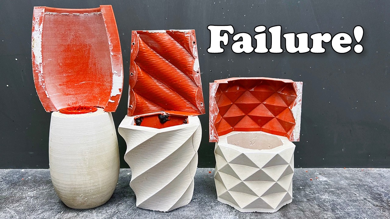 3D Molds from PLA Plastic - This is a failure!!! Never do this! - YouTube
