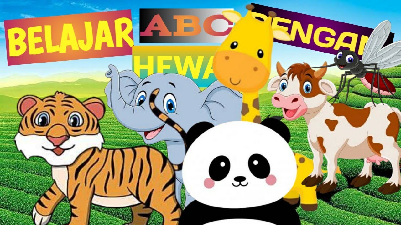 Belajar ABC Dengan Nama Hewan Dalam Bahasa Indonesia|Edukasi Anak ...