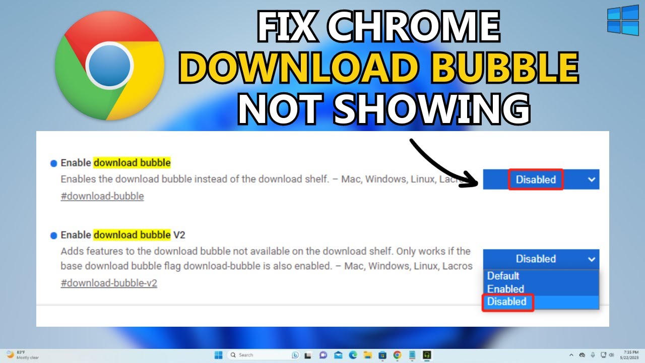 Fix Google Chrome Download Bubble NOT Showing! (2024 FIX) - YouTube