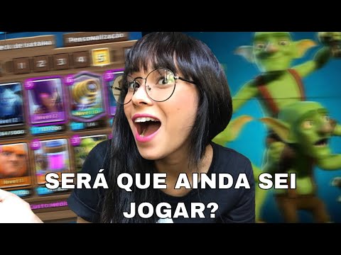 TENTEI JOGAR CLASH ROYALE DEPOIS DE 1 ANO | OLHA NO QUE DEU 😱