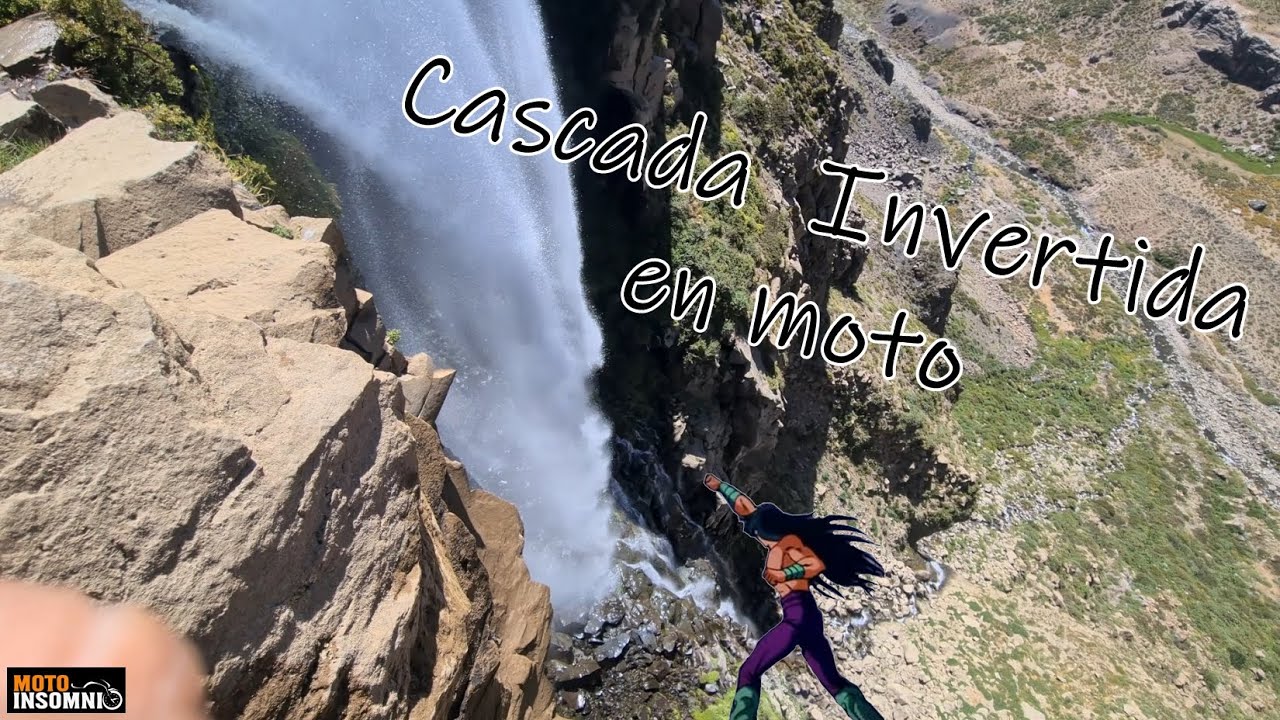 Cascada Invertida, Laguna del Maule y termas del Médano, Rutas en moto ...
