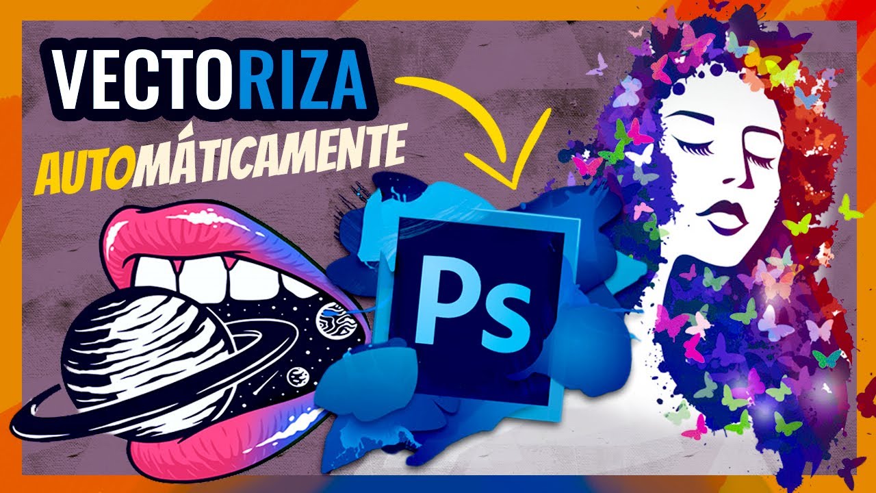 VECTORIZAR EN PHOTOSHOP ️ Rápido y Automáticamente | Pasar de imagen a ...