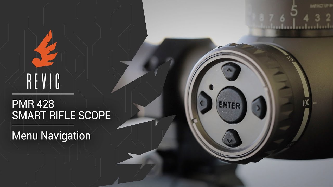 REVIC PMR428 Smart Rifle Scope | Menu Navigation - YouTube