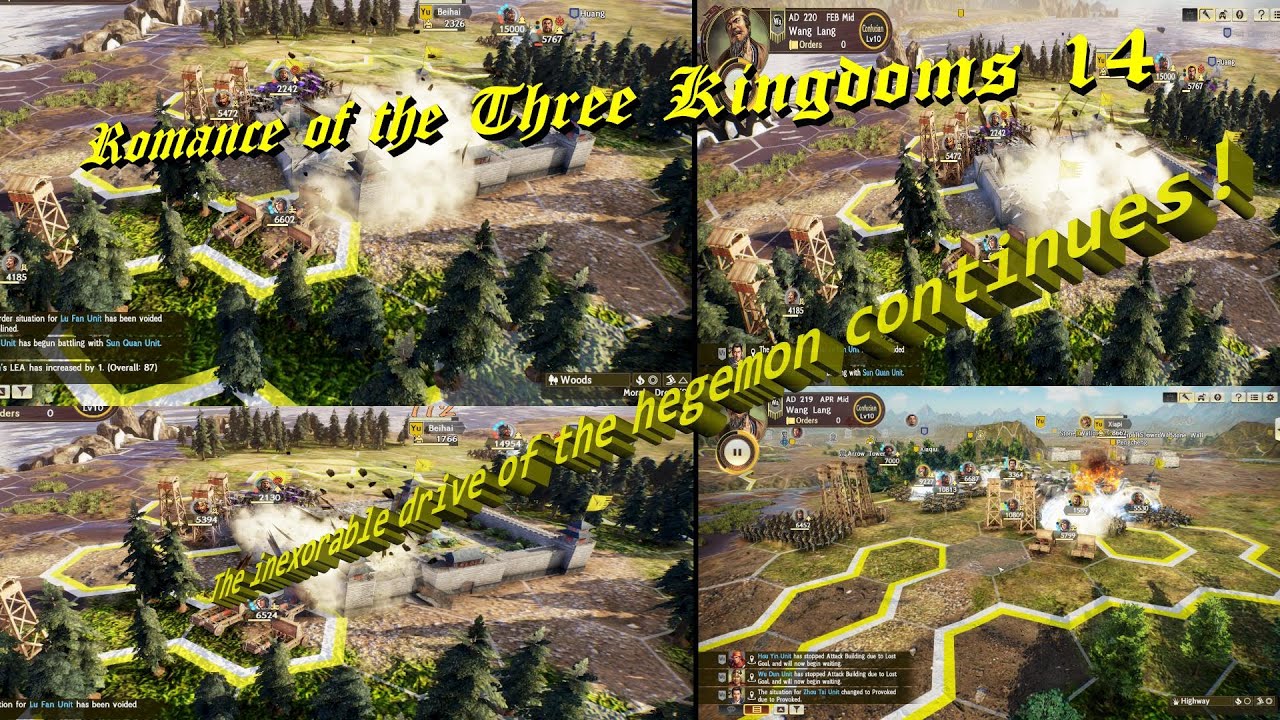 ROTK XIV: Let the epigones tremble at our rise! - YouTube