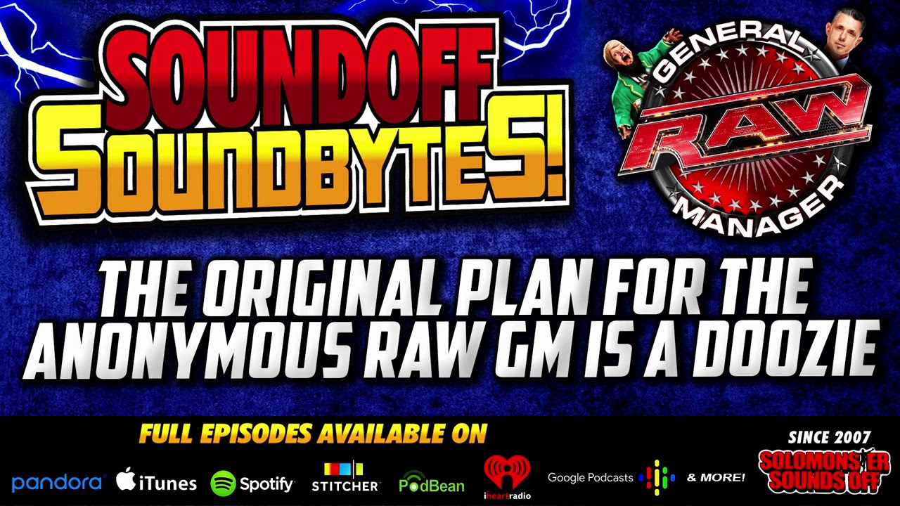The ORIGINAL PLAN For The WWE Raw Anonymous General Manager Reveal ...