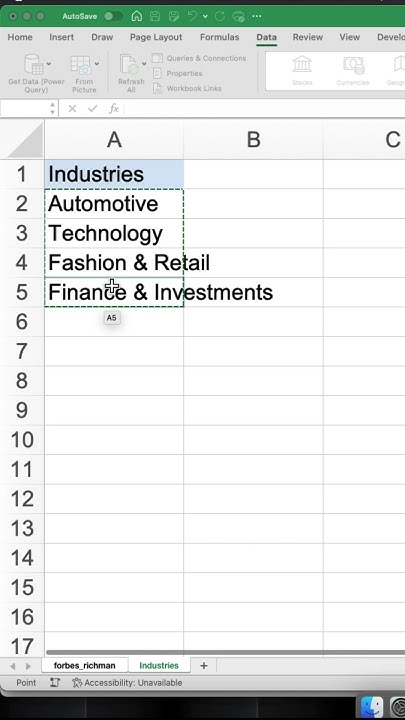 Drop Down Lists With Excel #excelshorts #exceltip #exceltutorial - YouTube