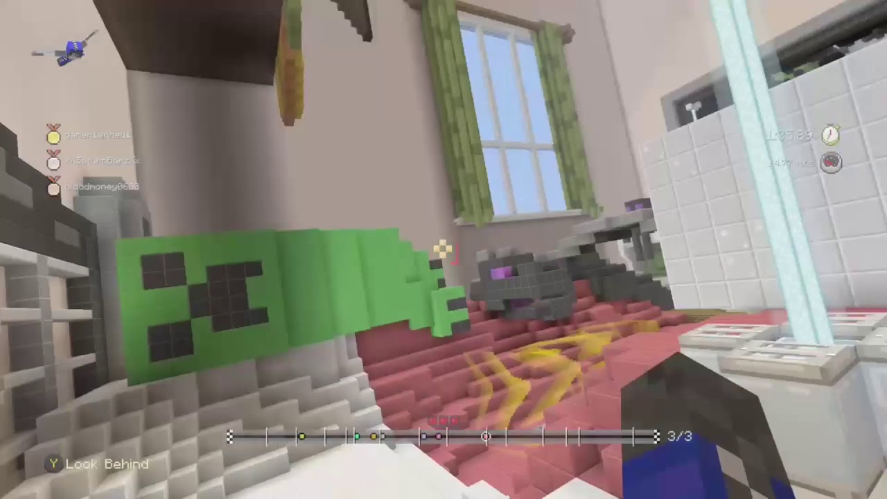 Minecraft console - glide mini game shrunk track - YouTube