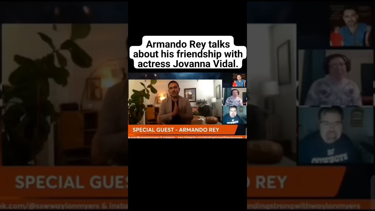 Armando Rey talks about his friendship with actress Jovanna Vidal ...