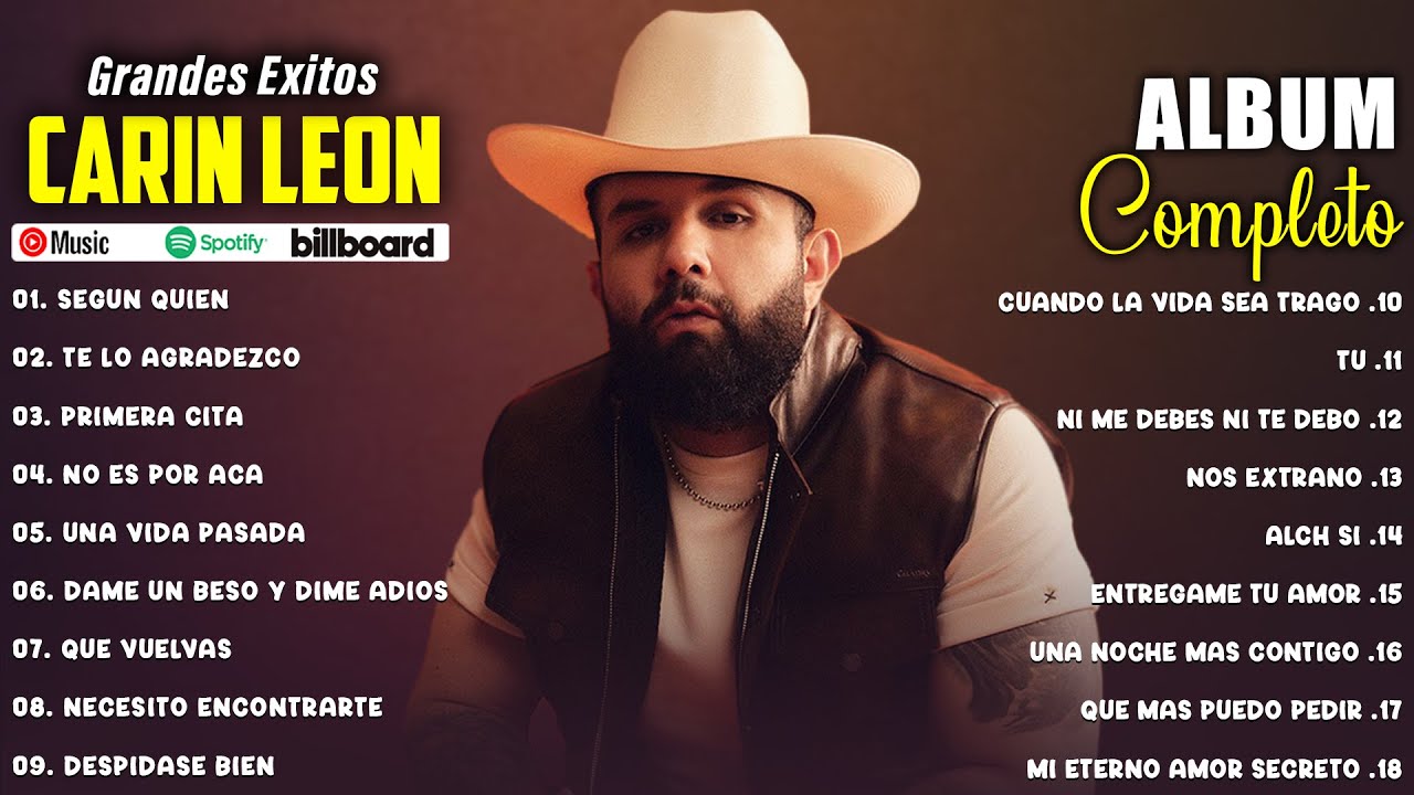 Carin Leon 2024 Mix | Mejor Canción Carin Leon 2024 - Álbum Completo de ...
