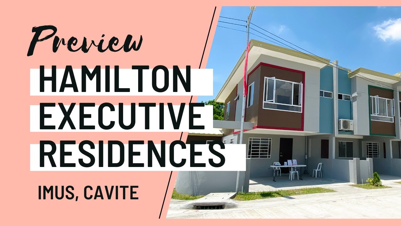 HOUSE PREVIEW | Hamilton Executive Residences | House and Lot for Sale ...