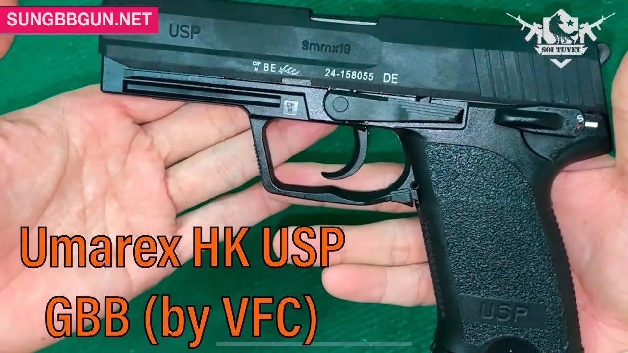 Umarex HK USP Gas Pistol (by VFC) hoàn thiện cao cấp, đẹp, fps mạnh ...