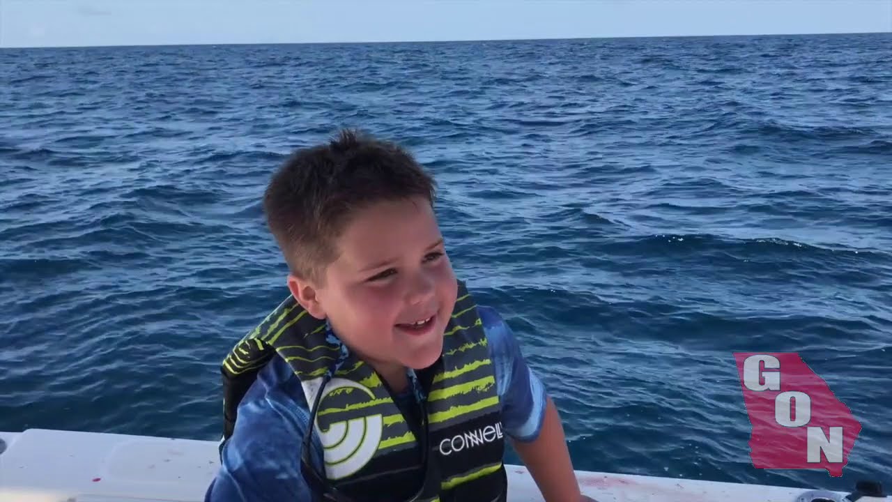 Shark Attack, Boy Nearly Hyperventilates After The Catch - YouTube