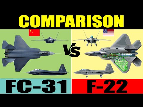 FC-31 vs F-22: comparison | F-22 vs FC-31: Which Would Win?