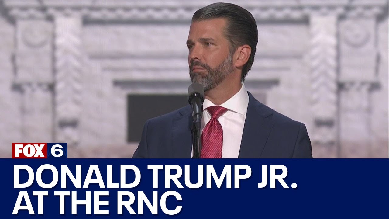RNC 2024: Donald Trump Jr. rallies GOP supporters in Milwaukee | FOX6 ...