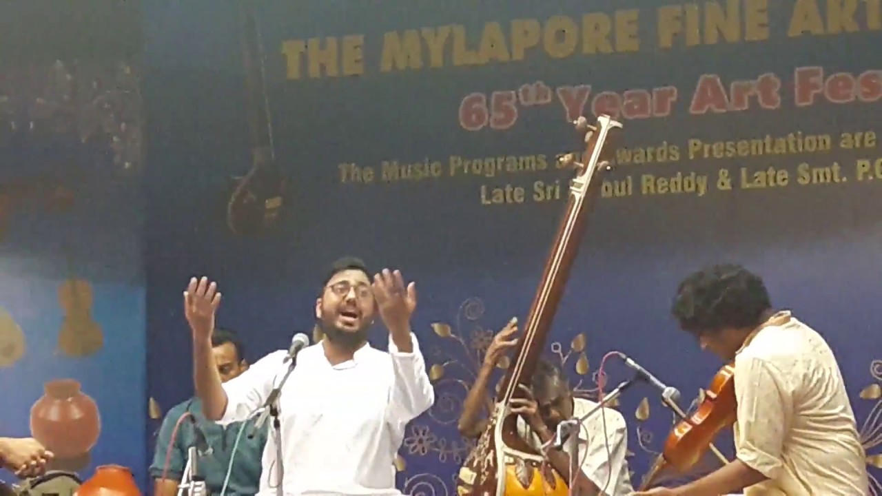 Bharat Sundar Live - Carnatic Music - Keeravani - YouTube