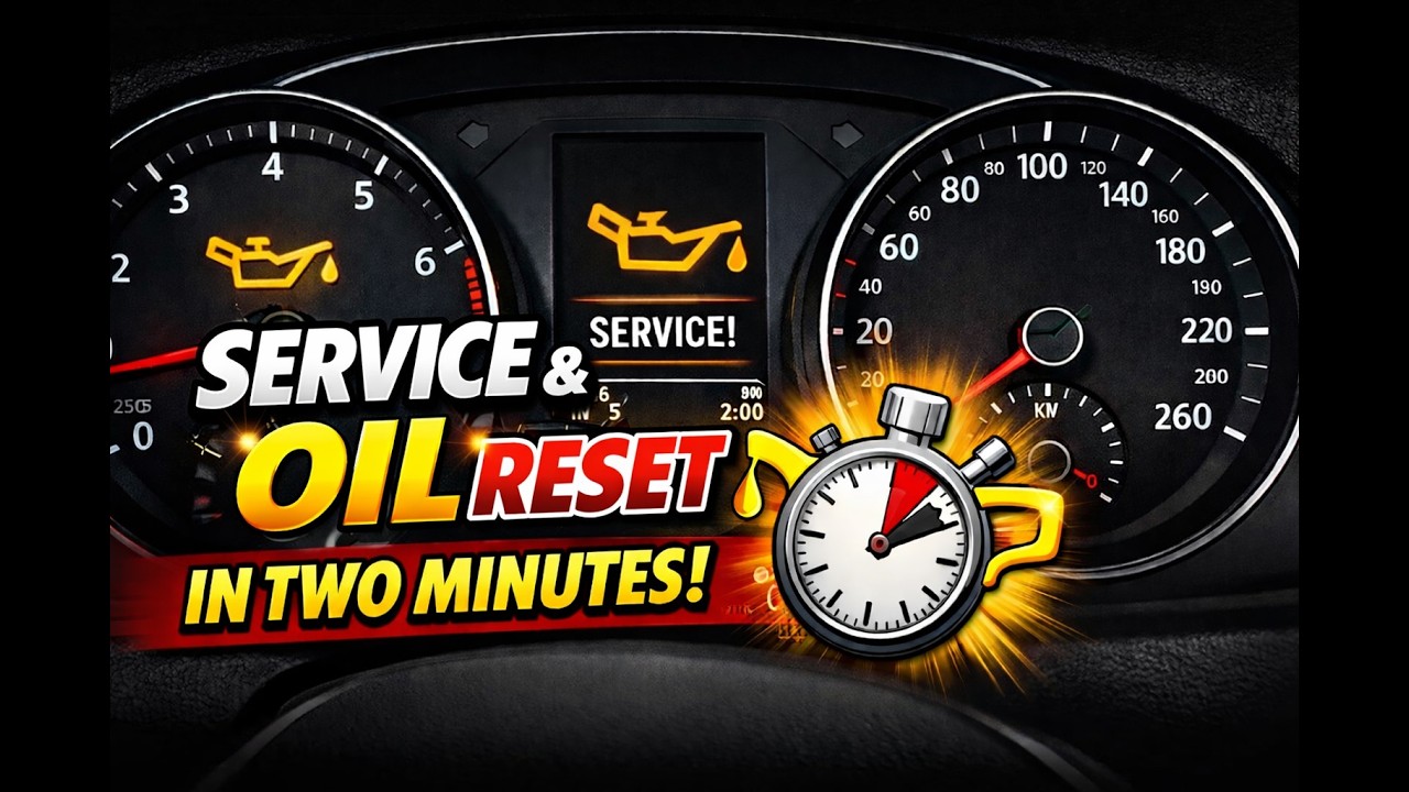 VW Golf 7 Service & Oil Reset in 2 Minutes! (No Tools Needed) - YouTube