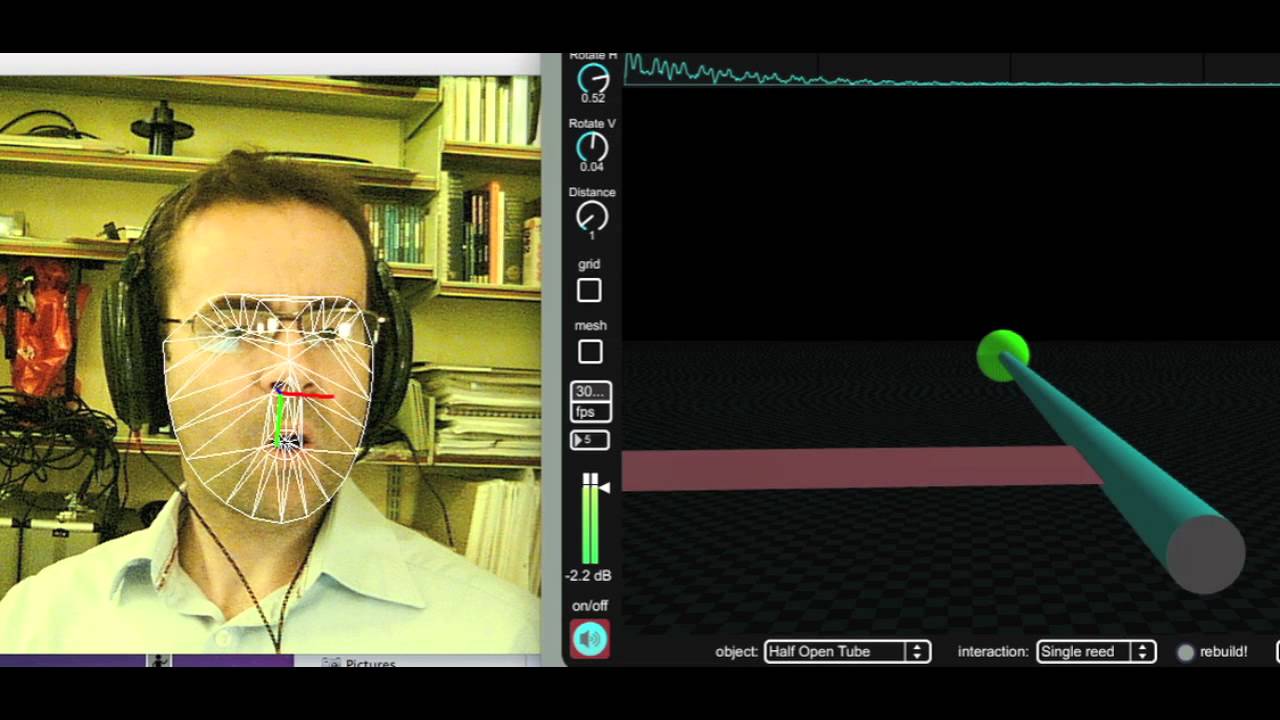 mmi: faceOSC reed - YouTube