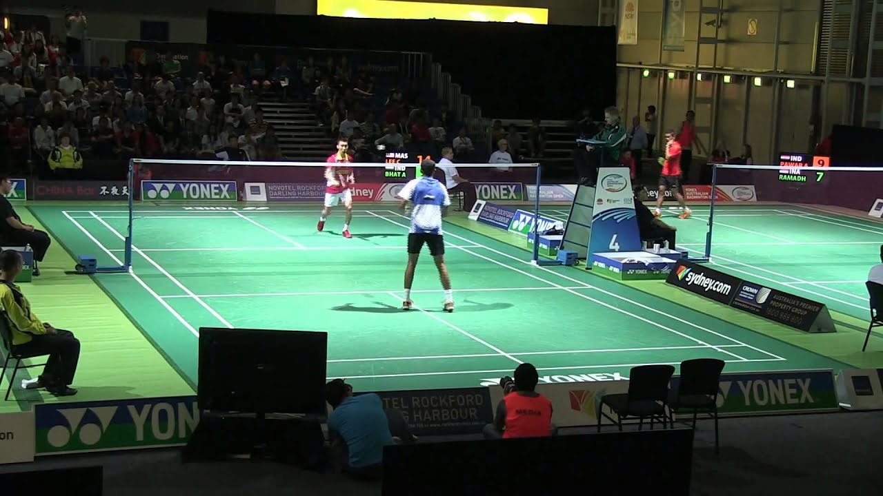 [Save Time]2013 ABO MS R1 Lee Chong Wei vs Arvind Bhat(Nice Angle ...