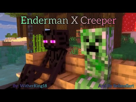 💜Enderman X Creeper💚