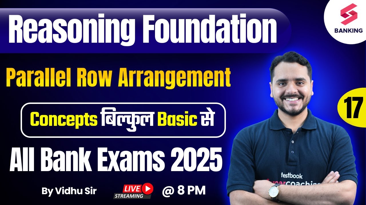 All Banking Exams 2025 | Bank Exam 2025 Reasoning Parallel Row ...