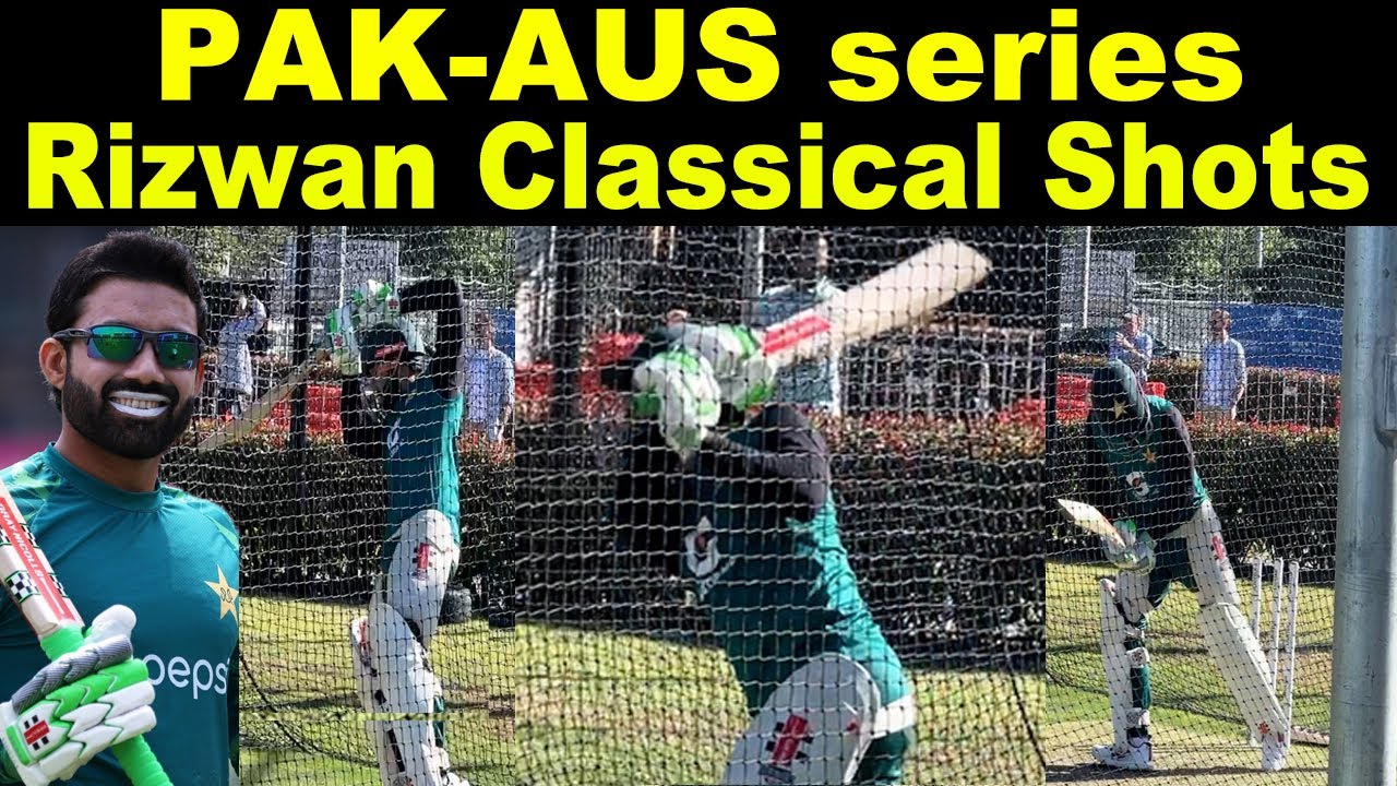 Mohammad Rizwan Aggresive Batting Practice in Australia | PAKvAUS - YouTube