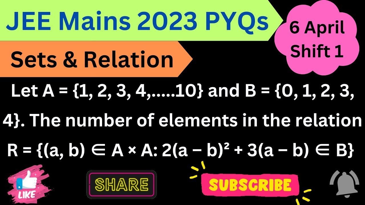 Let A 1 2 3 4 10 And B 0 1 2 3 4 The Number Of