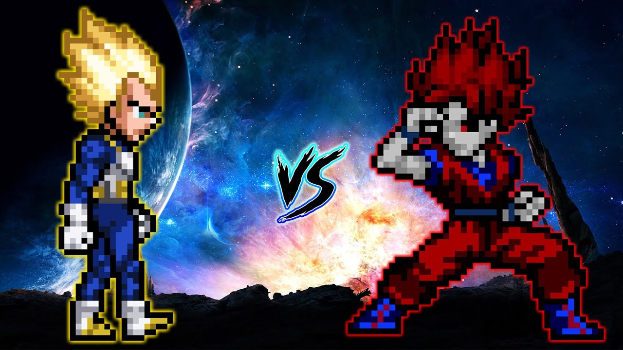 VEGETA SSJ V7 VS GOKU TERROR FINAL - YouTube