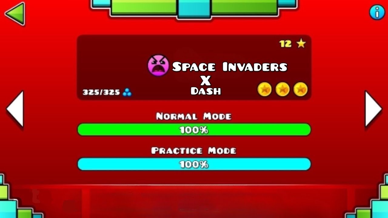 Space Invaders X Dash By Me (EricGonzales) 100% - YouTube