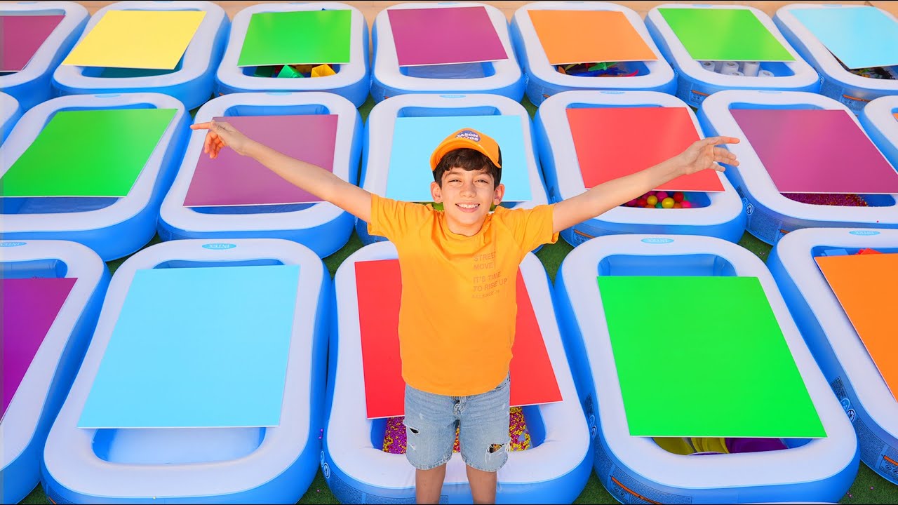 Jason Plays 50 Pools Challenge with Keys Adventure - YouTube