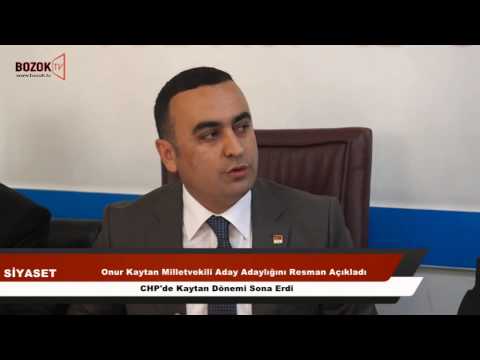 CHP'DE ONUR KAYTAN DÖNEMİ SONA ERDİ MİLLETVEKİLİ ADAY ADAYLIĞINI RESMEN AÇIKLADI