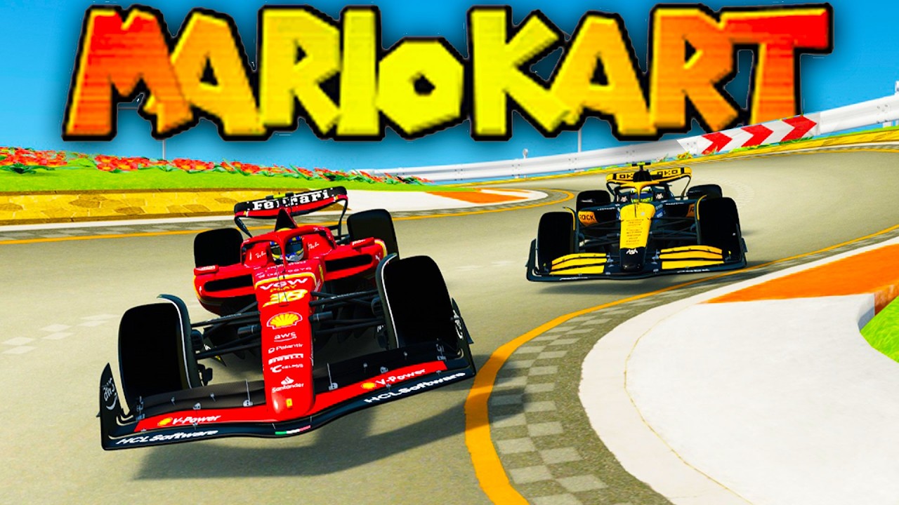 Formula 1 SU MARIO KART!! (caos totale) - YouTube