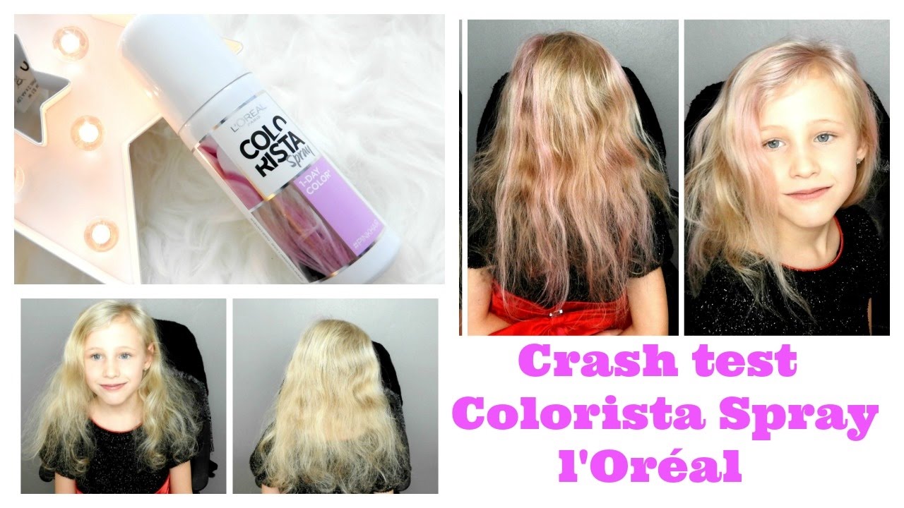 Crash test Colorista Spray de chez l'Oréal - YouTube