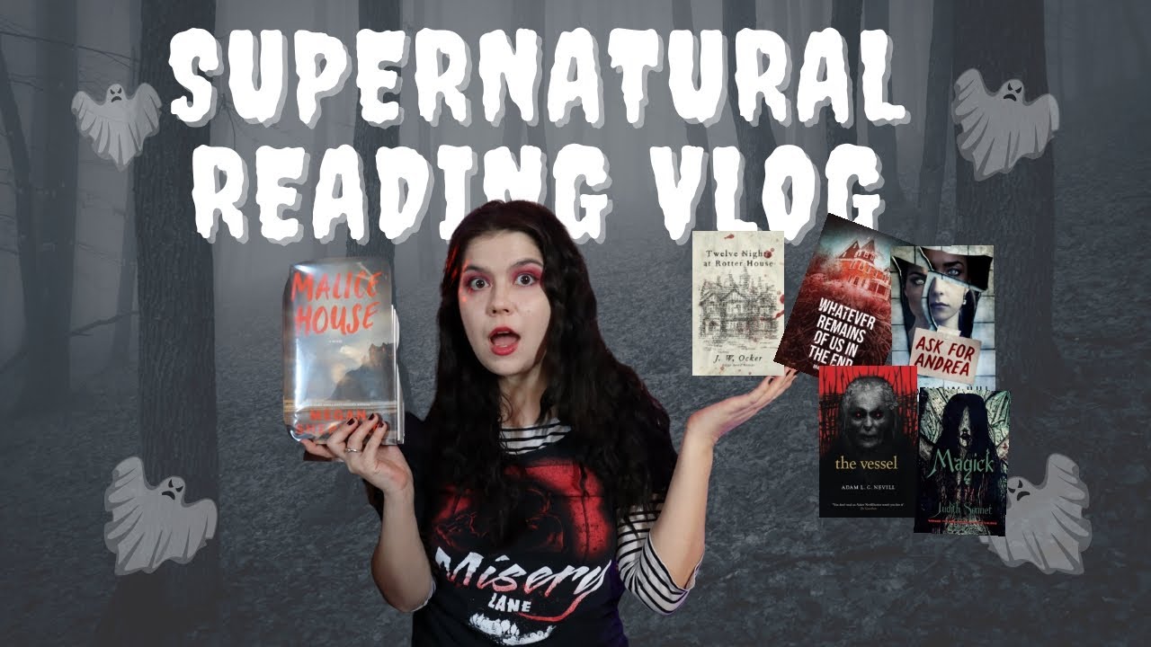 👻SUPERNATURAL READING VLOG | You voted! And I read six supernatural ...