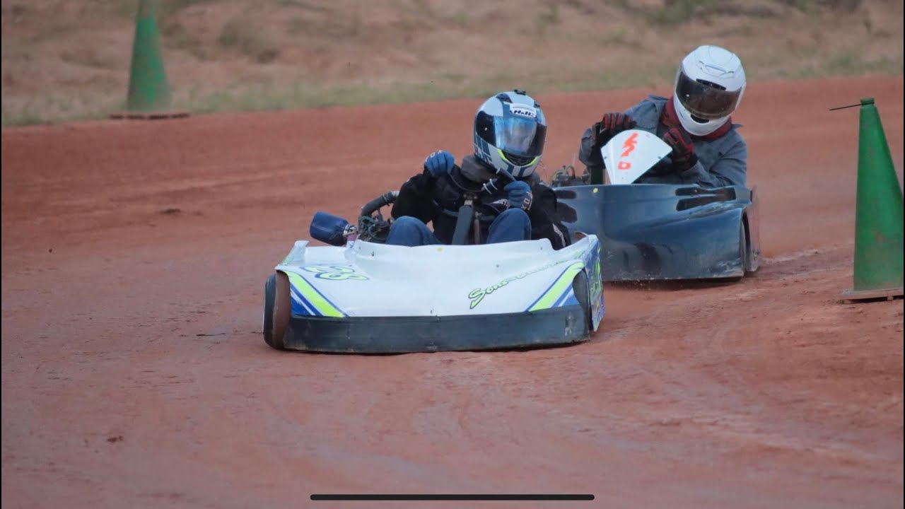 Longest kart Race in History! Luke shows some muscle while John and ...