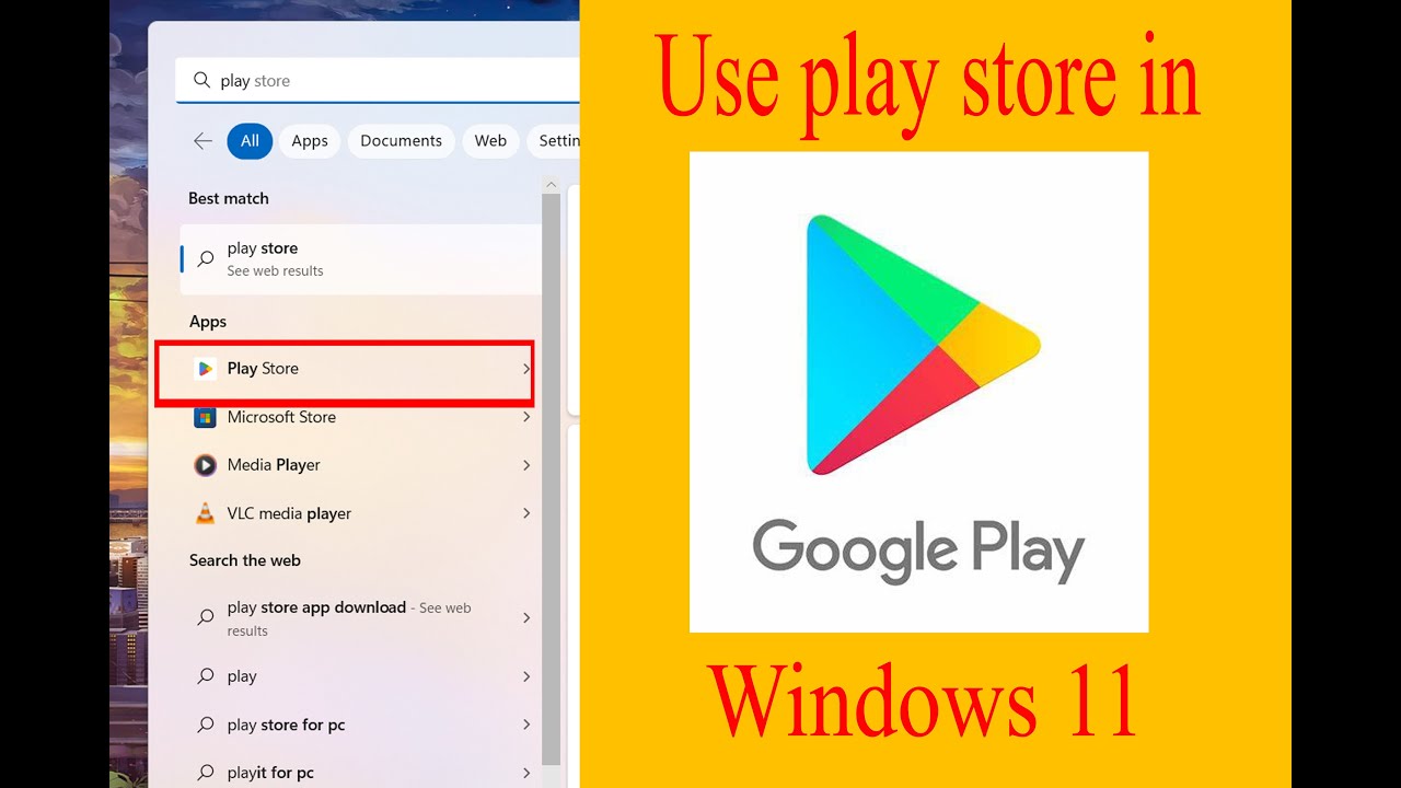 how to use play store in windows 11| windows subsystem for android ...