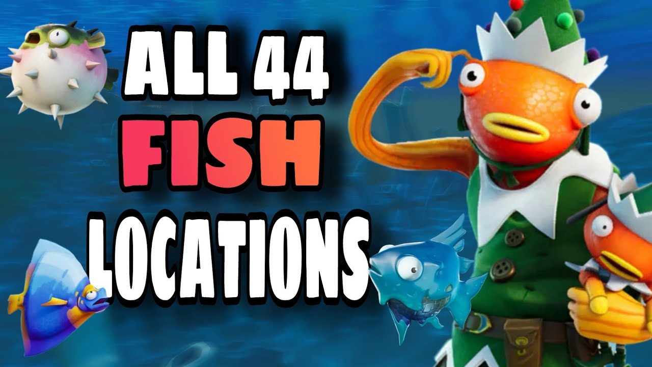 All 44 FISH locations in Fortnite Season 6! How to catch every Fish in ...