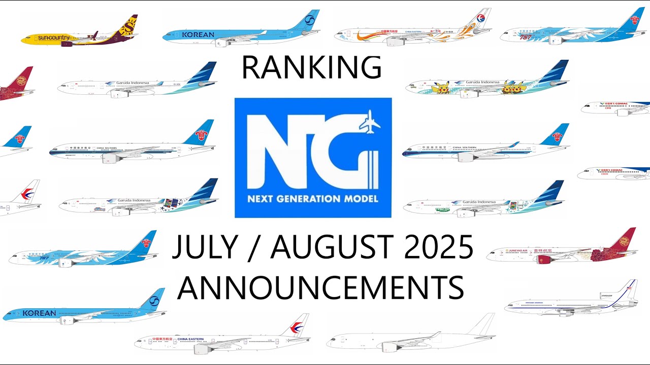 NG Models July/August 400 Scale Announcements - YouTube