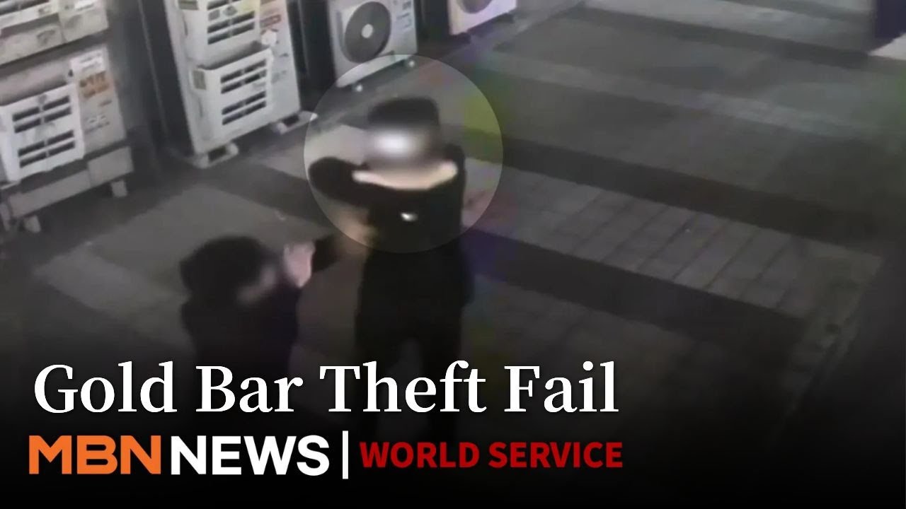 Gold Bar Theft Attempt Fails as Seller Tackles Suspect During Escape ...