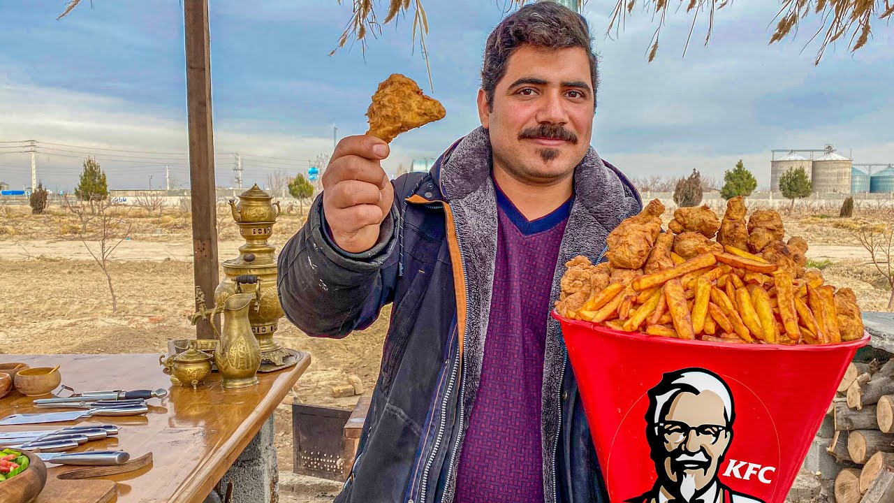 The fastest way to KFC crispy chicken shoulder with fries! - YouTube