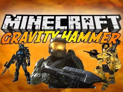 Minecraft Mod Showcase HALO GRAVITY HAMMER - YouTube
