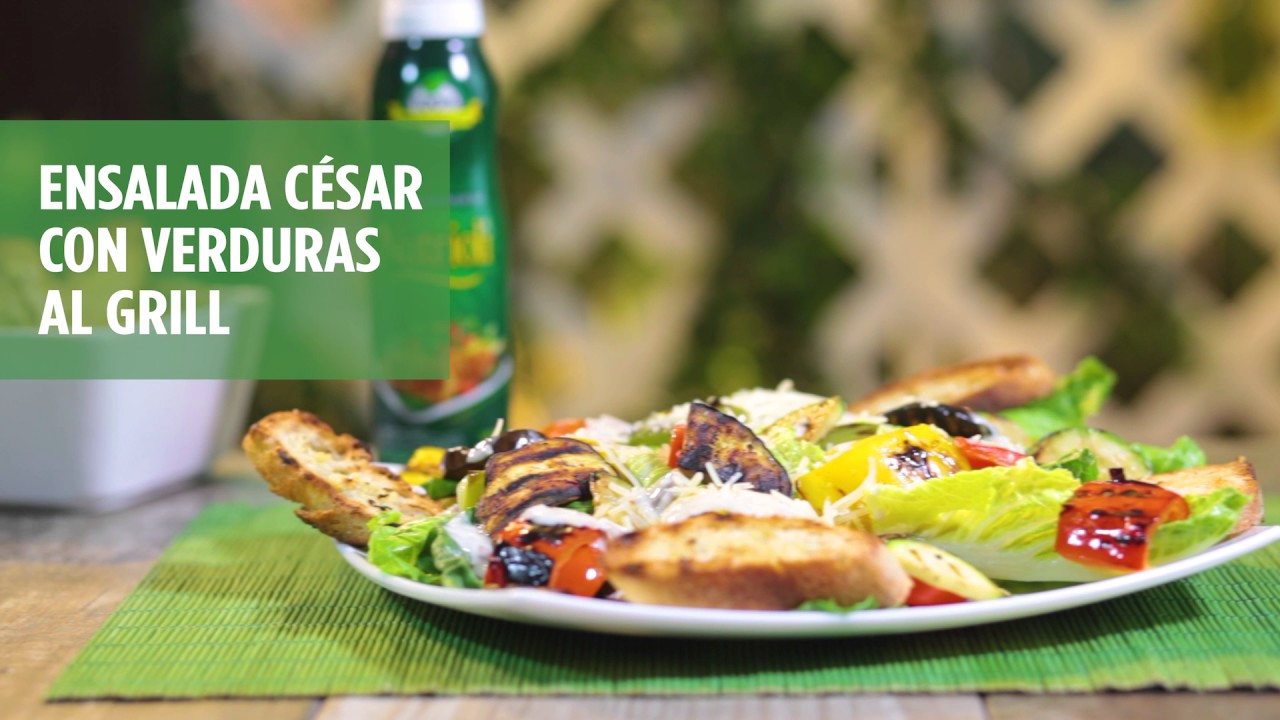 Cómo preparar Ensalada César con verduras al grill | Nutrioli Spray ...