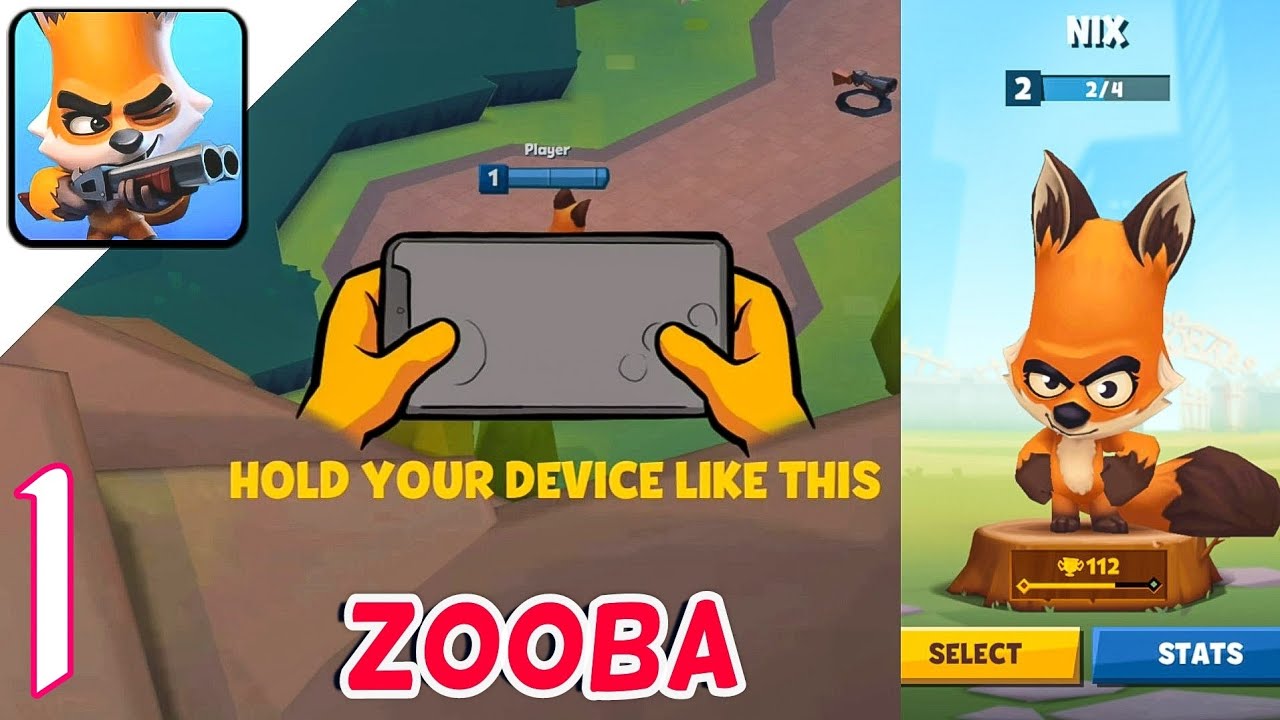 ZOOBA - TUTORIAL gameplay walkthrough part 1 [Android 4k 60FPS] - YouTube