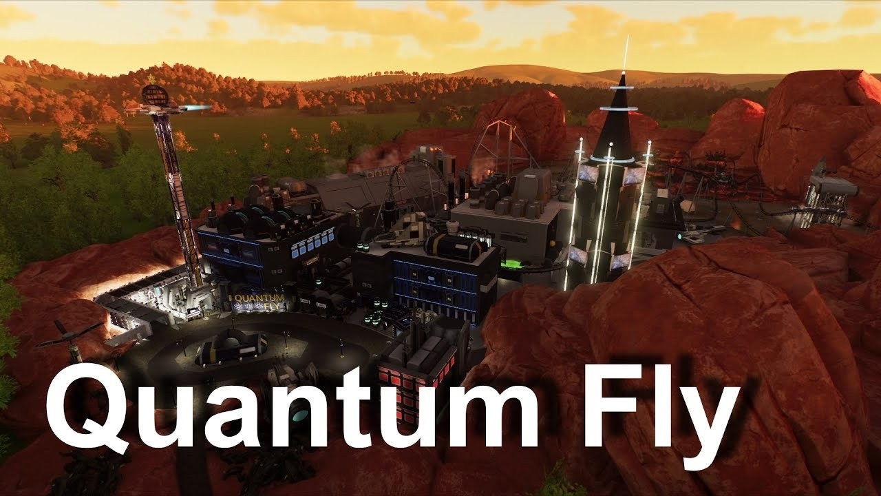 Xtreme Spinning Coaster | Quantum Fly - Planet Coaster 2 - YouTube
