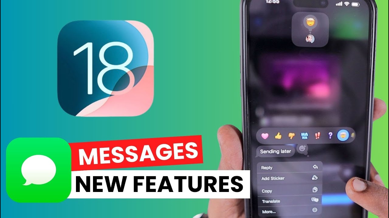 iOS 18 🔥 Messages App Features - YouTube