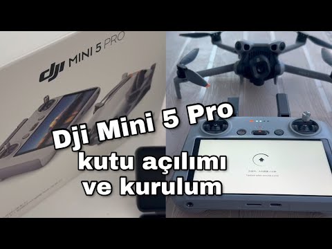 DJI Mini 5 Pro Drone Kutu Açılımı ve Kurulumu. RS Kumanda Nasıl Açılır, Nasıl Eşleştirilir 