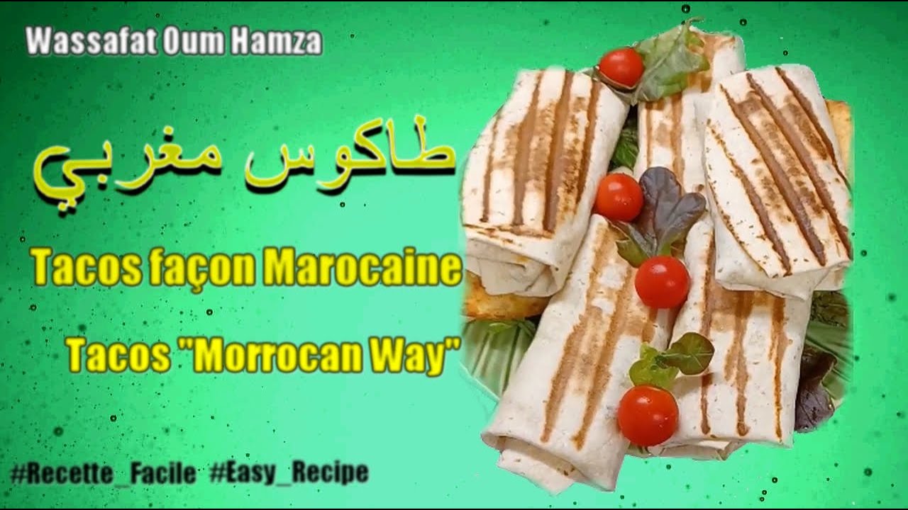 Tacos |وصفات مغربية|Recette Cuisine Marocaine|Morrocan Kitchen Recipes ...