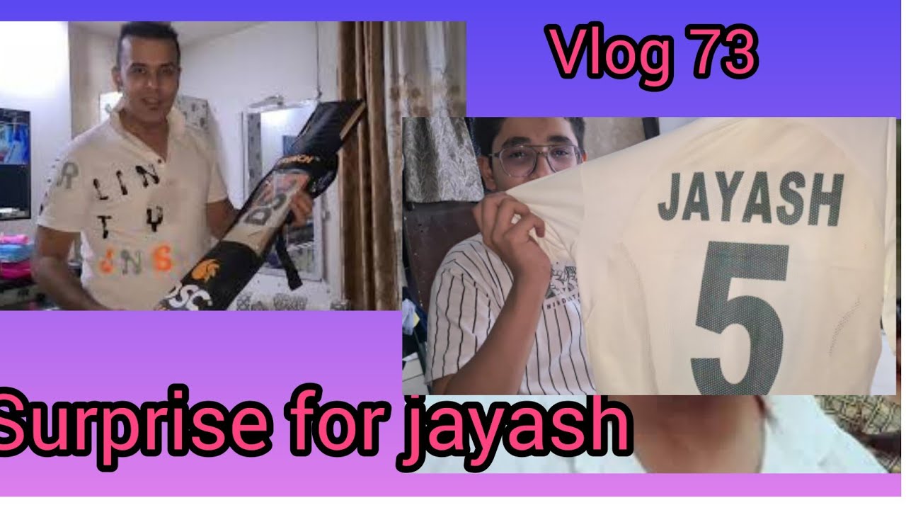 Surprise for Jayash.... - YouTube